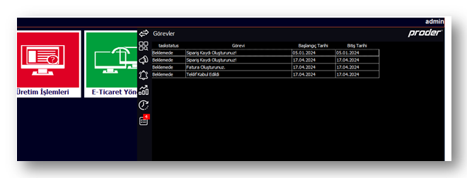 PRODER YAZILIM AŞ, ERP,Evrak,Muhasebe,eticaret,b2b